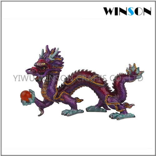 dragon metal crafts /handmade enamel jewelry box wholesale/ jeweled ...