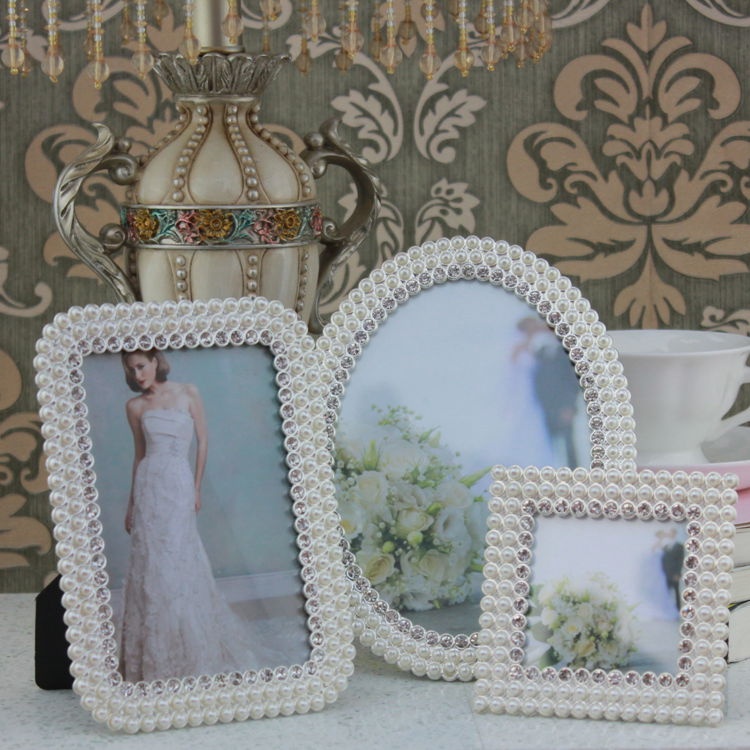 pearl photo frame/picture frames/rectangular/square/oval