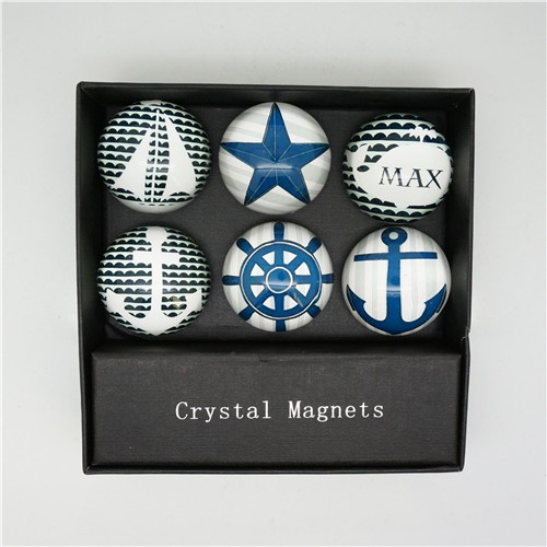 gift sets for housewarming/domed glass fridge magnet