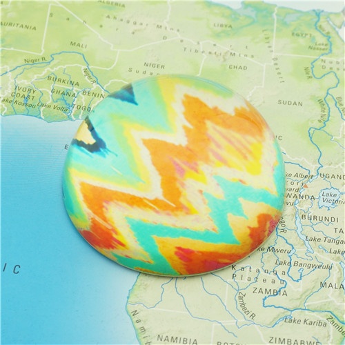 Colorful Glass Ball Paperweights/8cm Diameter Magnifying Glass Paperweights