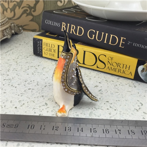 Metal Penguin Jewelry Box/Animal Jewel Box