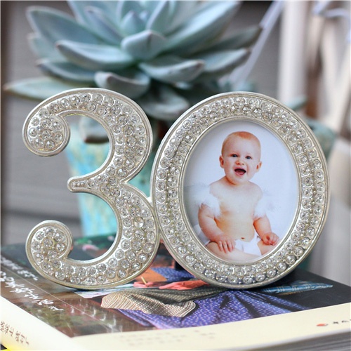 Souvenir gift photo frame,eco-friendly zinc alloy photo frame,crystals ...