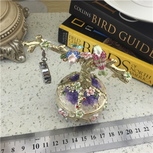 Imitation Ceramic Jewel Box/Botany Trees Jewelry Box