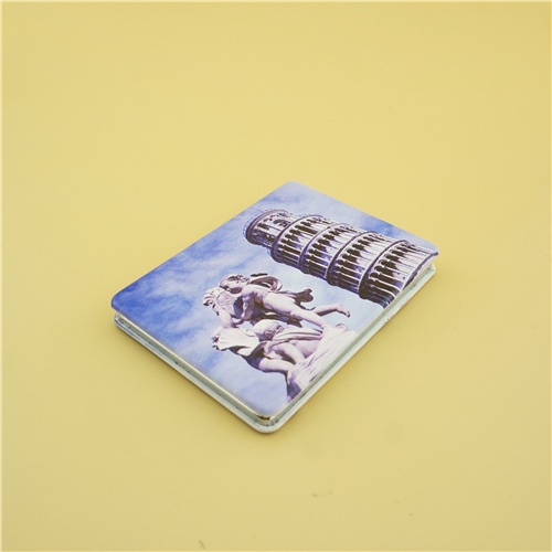 Rectangle fashion compact mirror/PU pocket mirror