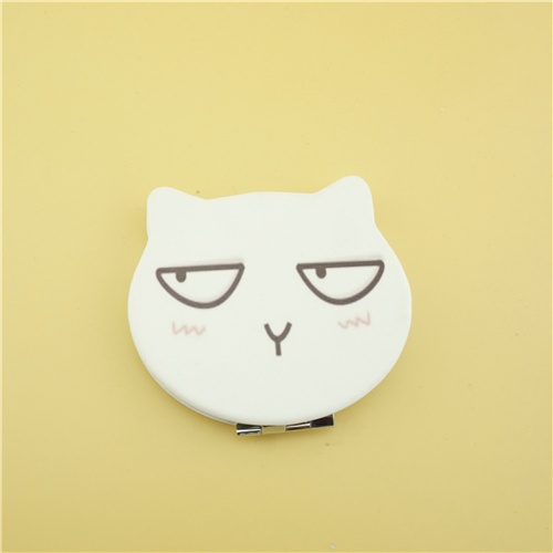 PU cute compact mirror/cartoon pocket mirror