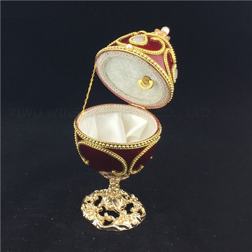 Red hand made music box/Jewellery box suppliers