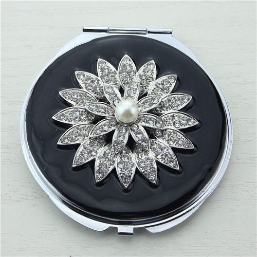 wholesale metal compact mirror cosmetic mirror makeup mirror for presents