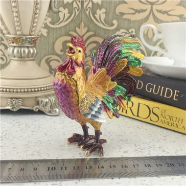 Colour Metal Jewelry Box/Animal Chicken Jewel Box